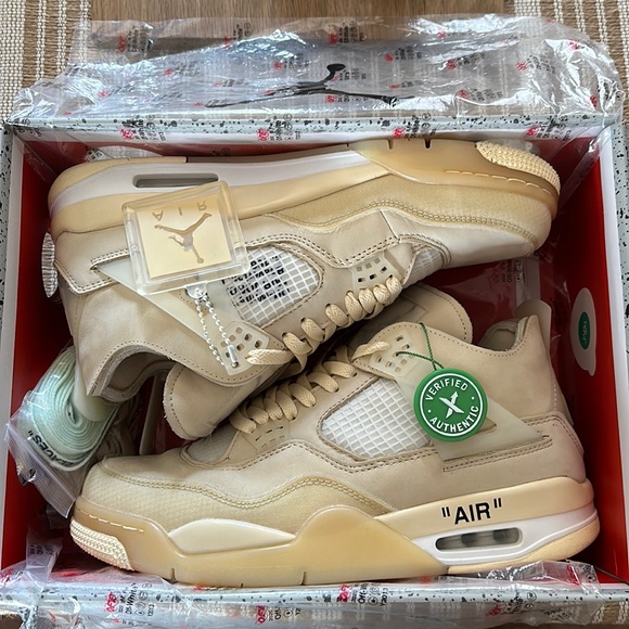 Off-White | Shoes | Off White Jordan 4 Retro Sails | Poshmark